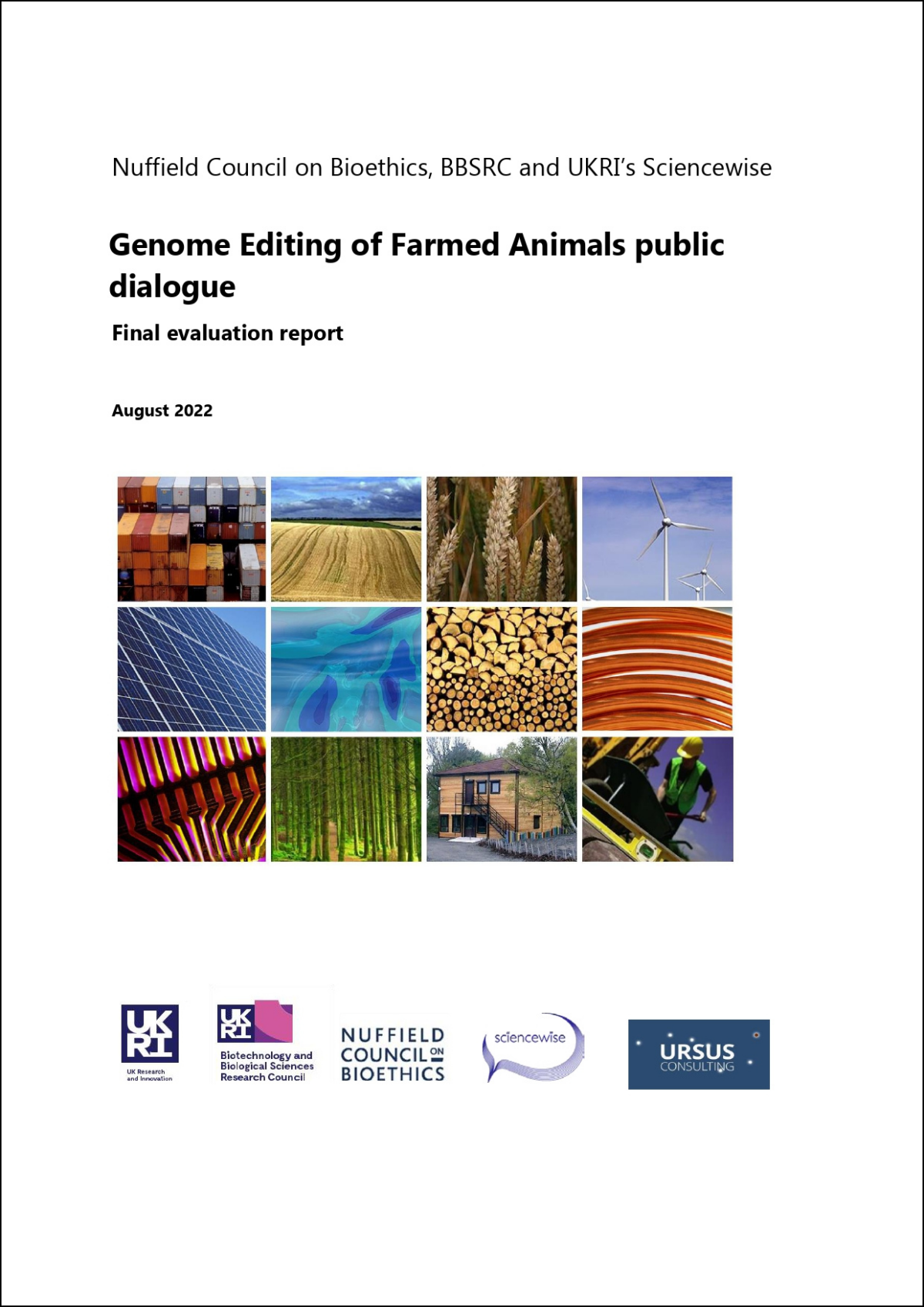 Public dialogue on genome editing and farmed animals | Sciencewise